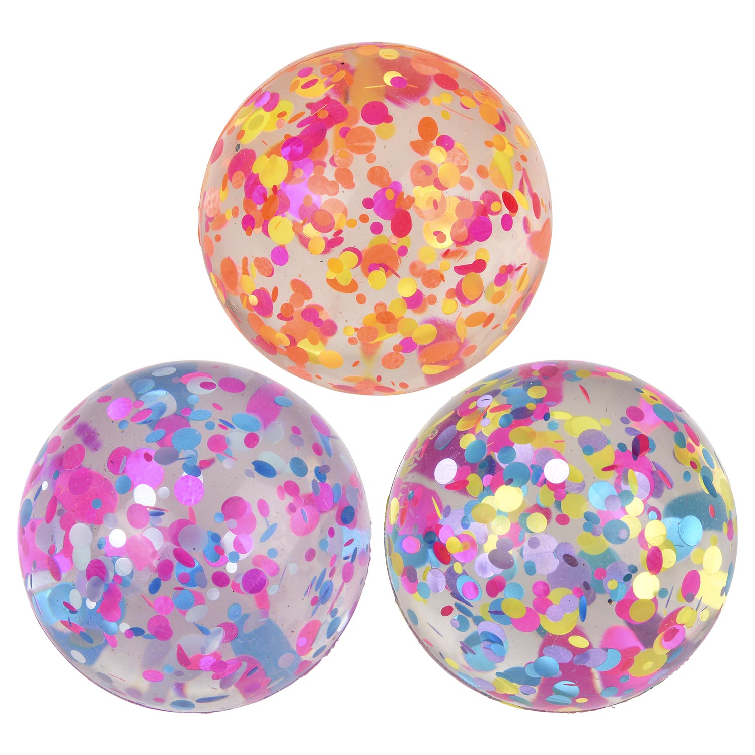Sparkle Spot Bouncy Balls - 1 3/4 inch (45mm) - 12 Count – Rebecca's ...