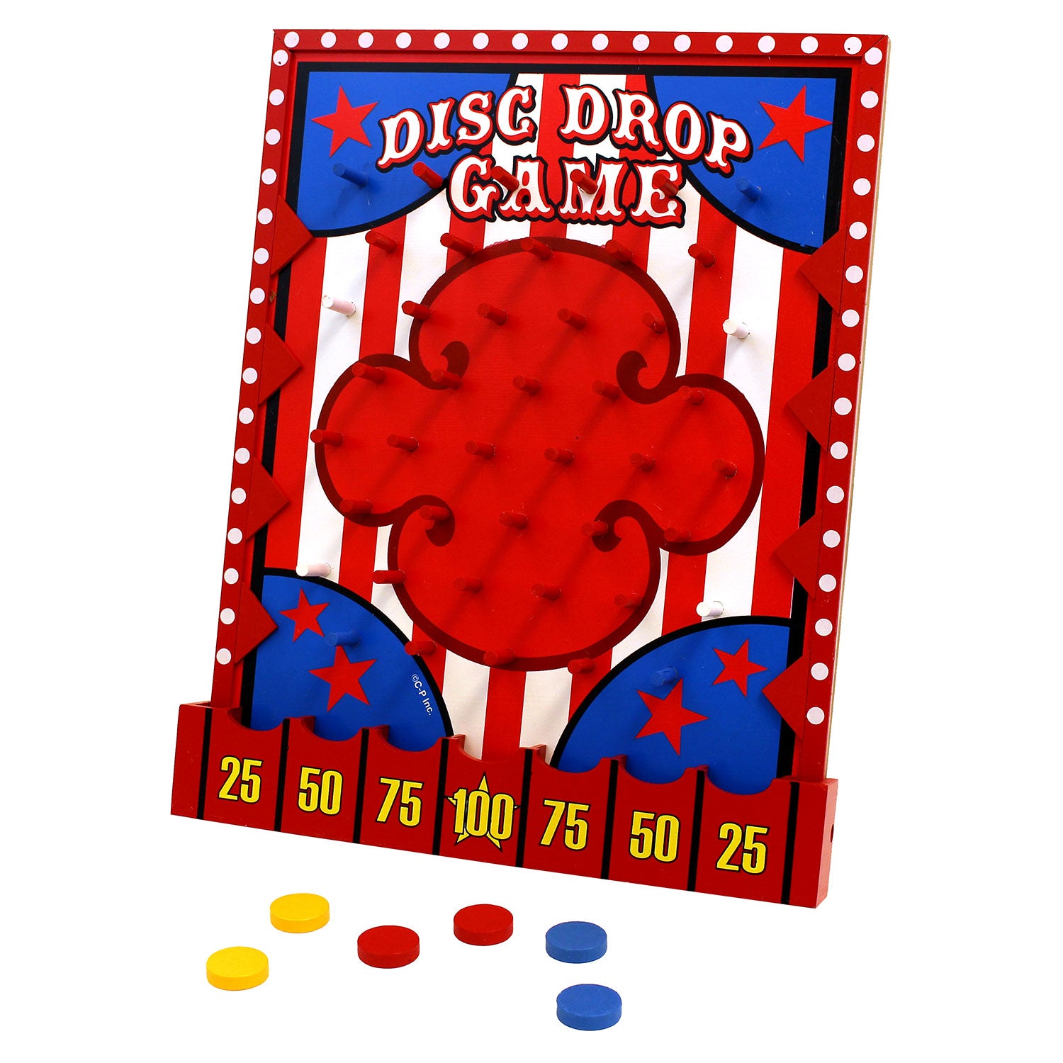 Wooden Disc Drop Game – Rebecca's Toys & Prizes