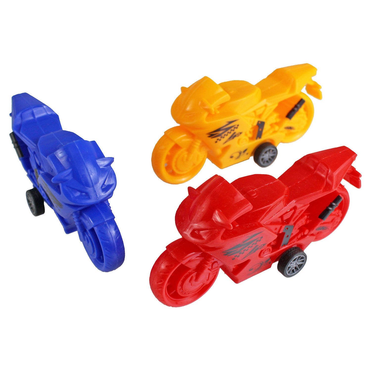 Pull Back Sport Motorcycle - 12 Count – Rebecca's Toys & Prizes