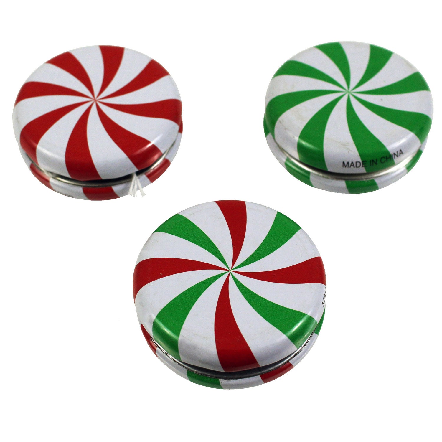Metal Peppermint Yo-yos - 12 Count – Rebecca's Toys & Prizes